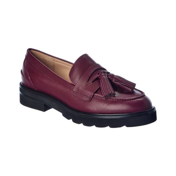 Stuart Weitzman | Shoes | Stuart Weitzman Adrina Leather Loafer Red ...